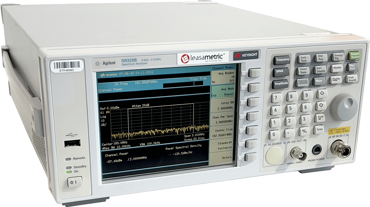 Keysight / Agilent N9320B | Leasametric Keysight / Agilent N9320B | Leasametric